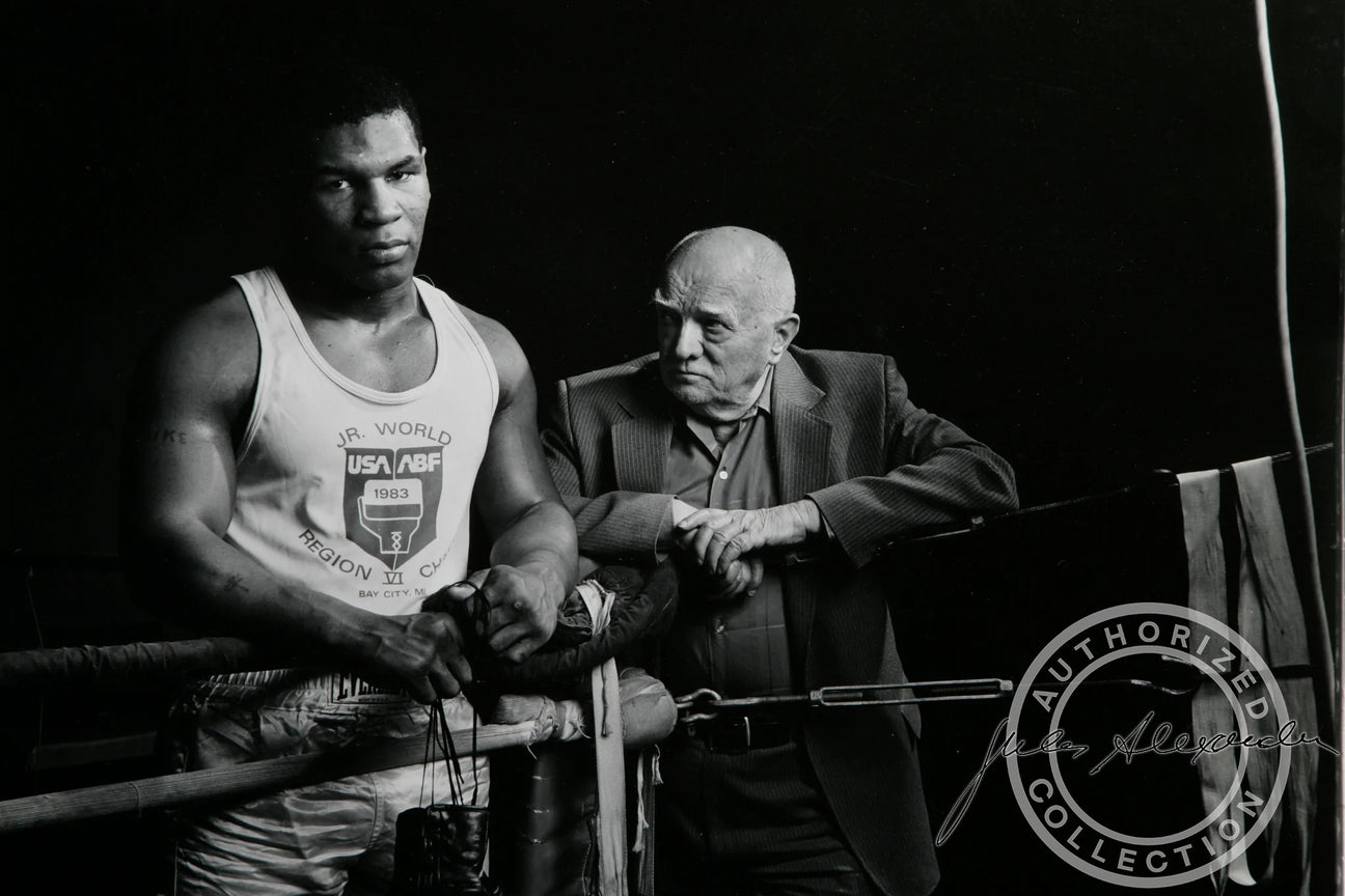Mike Tyson and Cus D'Amato – Alexander Images Inc.